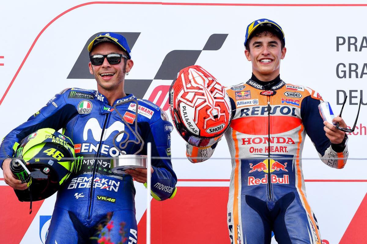 100 GP, Rossi e Márquez, chi ha vinto di più? - MotoGP - Moto.it