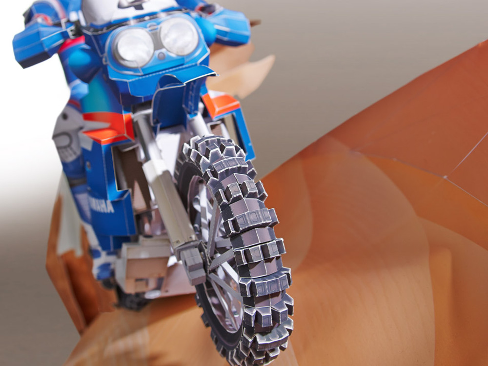 Yamaha Papercraft: XTZ 850R e YZ450F - News - Moto.it