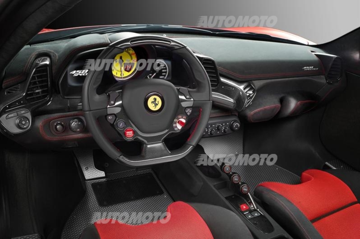 Ferrari 458 Speciale: interni in Alcantara anche per la V8 più estrema ...